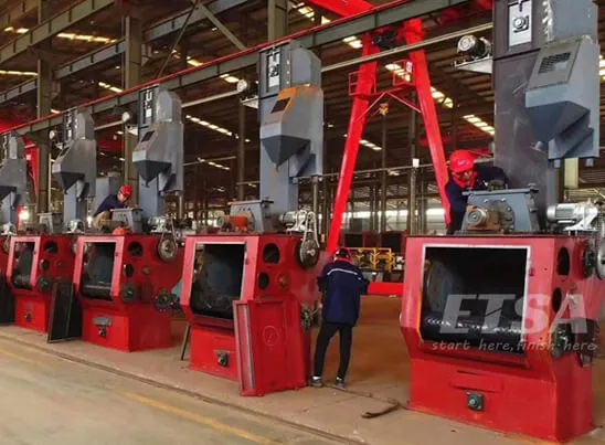 Tumblast Machine & Barrel Blasting Machines: etsaindustry